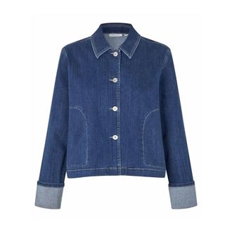 Masai Femme, Vestes, Bleu, Taille: 42 FR Denim Vestes