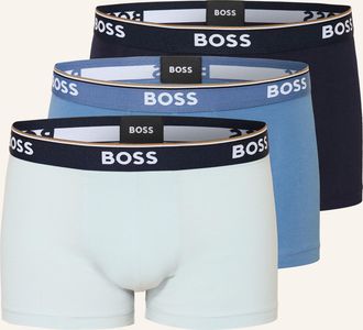 HUGO BOSS 3er-Pack Boxershorts Power blau