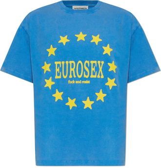 Carne Bollente Homme, Tops, Bleu, Taille: XL Eurosex T-Shirt