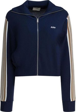 Autry Femme, Sport, Bleu, Taille: 42 FR Track Jacket
