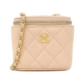 Chanel Pre-owned Lammfell Umh&auml;ngetasche - - Pre-owned - Damen - Beige - ONE SIZE