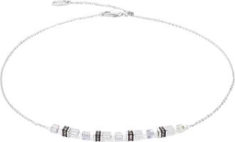 Coeur de Lion Halskette - Halskette Mini Cubes & Chain - Gr. unisize - in Weiß - für Damen