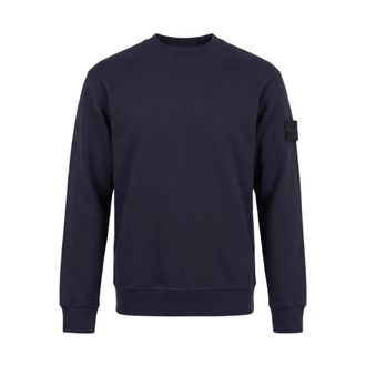 Stone Island Homme, Sweatshirts et sweats &agrave; capuche, Bleu, Taille: XL Felpa