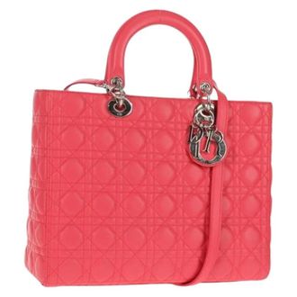 Dior Pre-owned Lady Dior Bag - - Pre-owned - Damen - Rosa - ONE SIZE