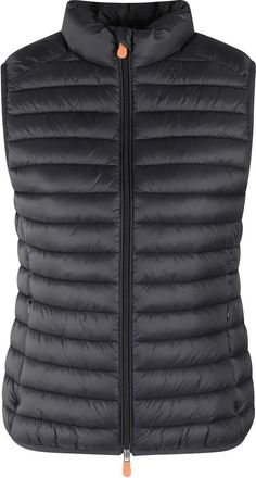 Save The Duck Femme, Vestes, Noir, Taille: 42 FR Gilet Matelass&eacute; sans Manches avec Fermeture &Eacute;clair