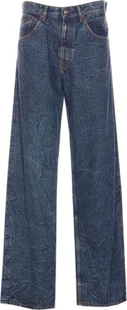 Maison Margiela Homme, Jeans, Bleu, Taille: W28 Jean Wide Leg en Denim