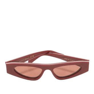 Gucci Lunettes de soleil en ac&eacute;tate Pre-owned - Femme - Pre-owned - Rouge - Taille: ONE Size