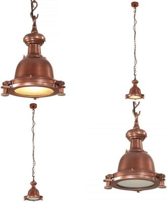 vidaXL Pendelleuchte 25x25x134 cm Aluminium - H&auml;ngelampe - Wohnzimmerlampe - Industrielampen - led Lampe - Designerlampen - Home & Living
