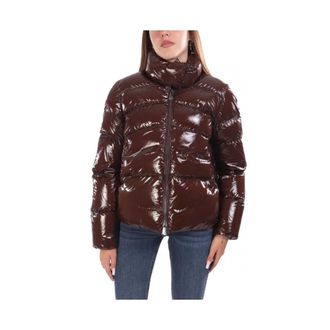 Pinko Pinko, Femme, Vestes, Brun, Taille: 40 FR Veste dhiver