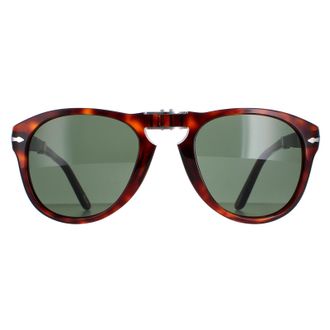 Persol Lunettes De Soleil Persol PO0714 24/31 Havana Vert Pliing 52mm