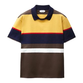 Versace Besticktes Logo Polo - - Tops - Herren - Mehrfarbig - XL