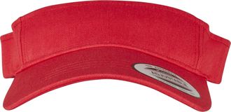 Flexfit (FLEYK) Kape Curved Visor Cap, red, one size, 8888