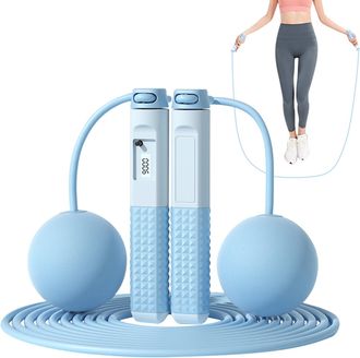 Generico Springseile f&uuml;r Fitness, Springseil mit intelligentem Z&auml;hler, verstellbares Springzubeh&ouml;r, f&uuml;r Fitnessstudio zu Hause, Fitness, Innen- und Au&szlig;enbereic