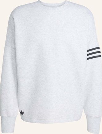adidas Originals Adidas Originals Neuclassics Langärmeliges Oversize Sweatshirt grau