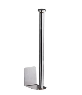 Generic Kompatibel mit Edelstahl-Papierhandtuchhaltern, K&uuml;chenhaltern, ohne Stanzen, for K&uuml;che und Bad, verl&auml;ngertes Lagerregal(Silver M)