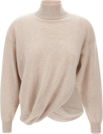 Marella Femme, Pulls, Beige, Taille: 42 FR Deborah Turtleneck
