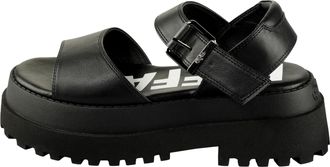 Buffalo Damen Schuhe Sandalette Pluto JoJo, Farbe:Schwarz, Schuhgröße:EUR 41, Artikel:16022671-black