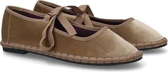 Shoes & Blues Ballerines plates pour femme avec tissu doux velours, l&eacute;g&egrave;res, agr&eacute;ables au toucher et tr&egrave;s faciles &agrave; enfiler, id&eacute;ales pour le quotidien. Fermeture &agrave; 