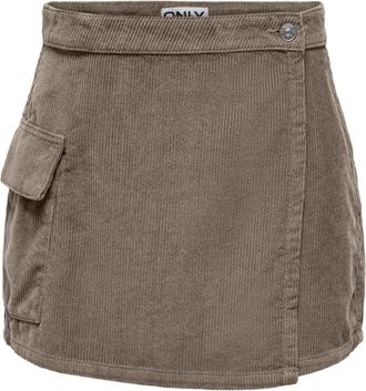 Only Damen Onlcecilia Mw Cargo Cord Skirt PNT Rock, Walnut, L EU