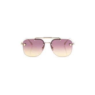 Versace Oversized Square Sonnenbrille - - Accessories - Damen - Gelb - 60 MM