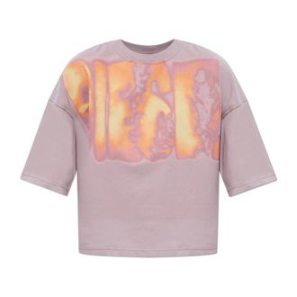 Diesel Damen, Oberteile, Lila, LGr&ouml;&szlig;e