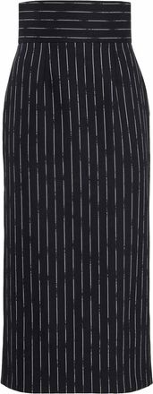 Alexander McQueen Midirock - Schwarz