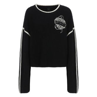 Pinko Alicudi Pullover - - Knitwear - Damen - Schwarzk - XS