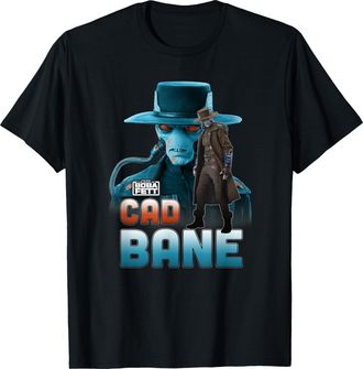 Star Wars The Book Of Boba Fett Cad Bane Character Poster T-Shirt