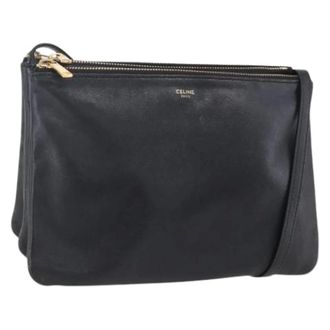 Celine Sac &agrave; bandouli&egrave;re Vintage Pre-owned - Femme - Pre-owned - Noir - Taille: ONE Size