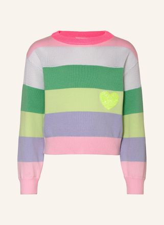 BILLIEBLUSH Pullover Mit Pailletten rosa