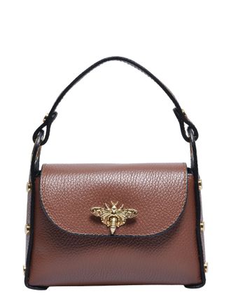 Anna Luchini Kastanienbraun Rindsledertasche