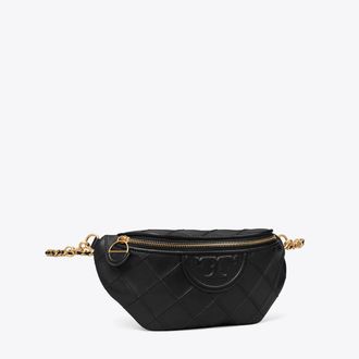 Tory Burch Damen Weiche, wandelbare Fleming G&uuml;rteltasche
