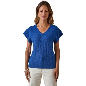 Daxon by - Pull col V manches T avec laine