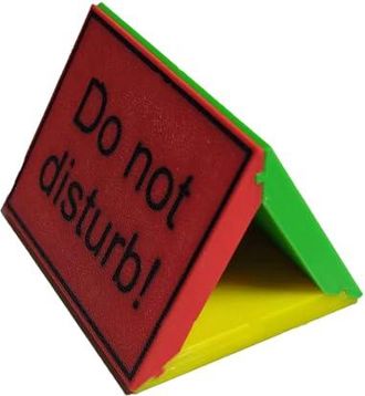Generic Affichage &laquo; Do Not Disturb &raquo; - Support de bureau rotatif, tableau de message pour poste de travail | Accessoire d&eacute;tude de biblioth&egrave;que, d&eacute;coration de 