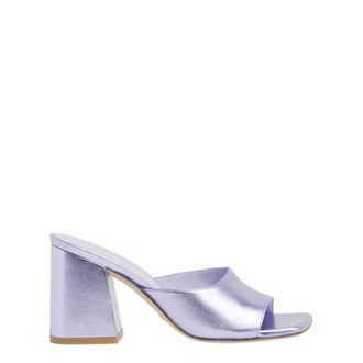 Stuart Weitzman TIA 85 Flareblock Slide - - Shoes - Damen - Lila - 37 EU