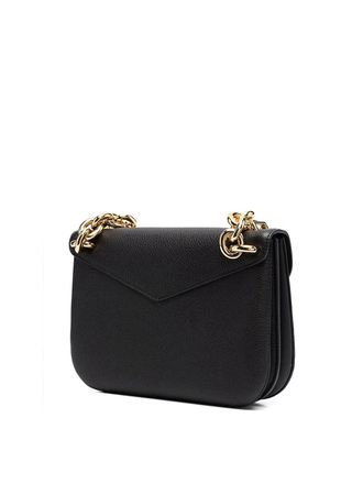 Bottega Veneta Womens Shoulder Bag Black Leather