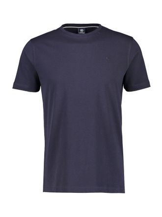 Lerros T-Shirt LERROS, Damen, Gr. XL (54), blau (night blau), Single Jersey, Obermaterial: 100% Baumwolle, normal h&uuml;ftlang, Rundhals, eingesetzt abgesteppt, 