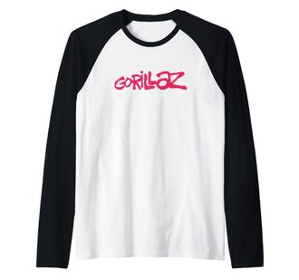 Gorilla Brush Logo Pink Raglan