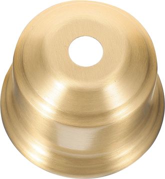 DOITOOL Kleine Messing Lampenkappe E27 Halboffen Langlebig Verschlei&szlig;fest Lampenfassungsbecher F&uuml;r Tisch Und Stehleuchten Wohnzimmerbeleuchtung