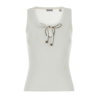 Burberry Festival Tank - - Tops - Damen - Wei&szlig; - M