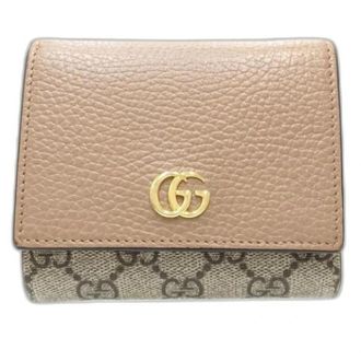 Gucci Pre-owned Canvas Geldb&ouml;rse - - Pre-owned - Damen - Beige - ONE SIZE