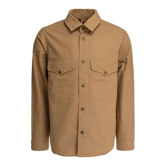 Manifattura Ceccarelli Homme, Vestes, Brun, Taille: 2XS Country Shirt