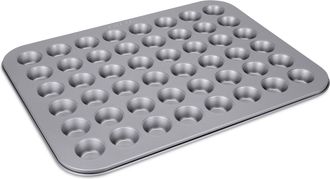 Städter we love baking Muffin Konfekt Backform, 48 Mini-Muffins, Antihaftbeschichtung, PFAS-frei, 40x31 cm, hochwertige langlebige Metallform, ideal für Backl