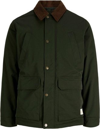 Jack & Jones Fieldjacket JORNORREBRO PADDED BARN JACKET SN Kunstfaser, mit Knopfleiste