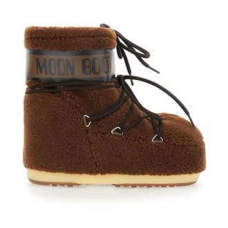 Moon Boot Femme, Chaussures, Brun, Taille: 42 EU Icon Low Fleece