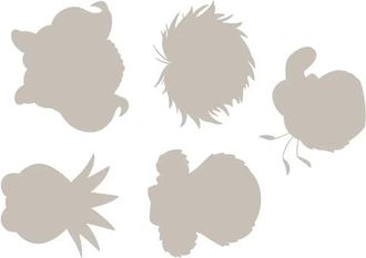 Komar Disney Deco-Sticker THE MUPPETS | 50 x 70 cm | Wandtattoo, Wandsticker, Wandaufkleber, Wandbild, Kermit, Miss Piggy, Fozzie, Gonzo, Kinderzimmer | 140