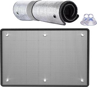 Generic Sichtschutz W&auml;rmeisolierung Reflektierende Fensterfolie,Sonnenschutzfolie f&uuml;r Glasfenster 8mm Doppelte Aluminiumblasen-isolier Mit Saugnapf,f&uuml;r Das He