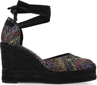 Missoni Femme, Chaussures, Multicolore, Taille: 37 EU Espadrilles compens&eacute;es Zigzag