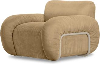 HKliving Fauteuil lounge en velours Arc HKliving