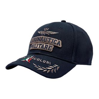 Aeronautica Homme, Accessoires, Bleu, Taille: ONE Size Ha1104Uct02261 Casquette de baseball